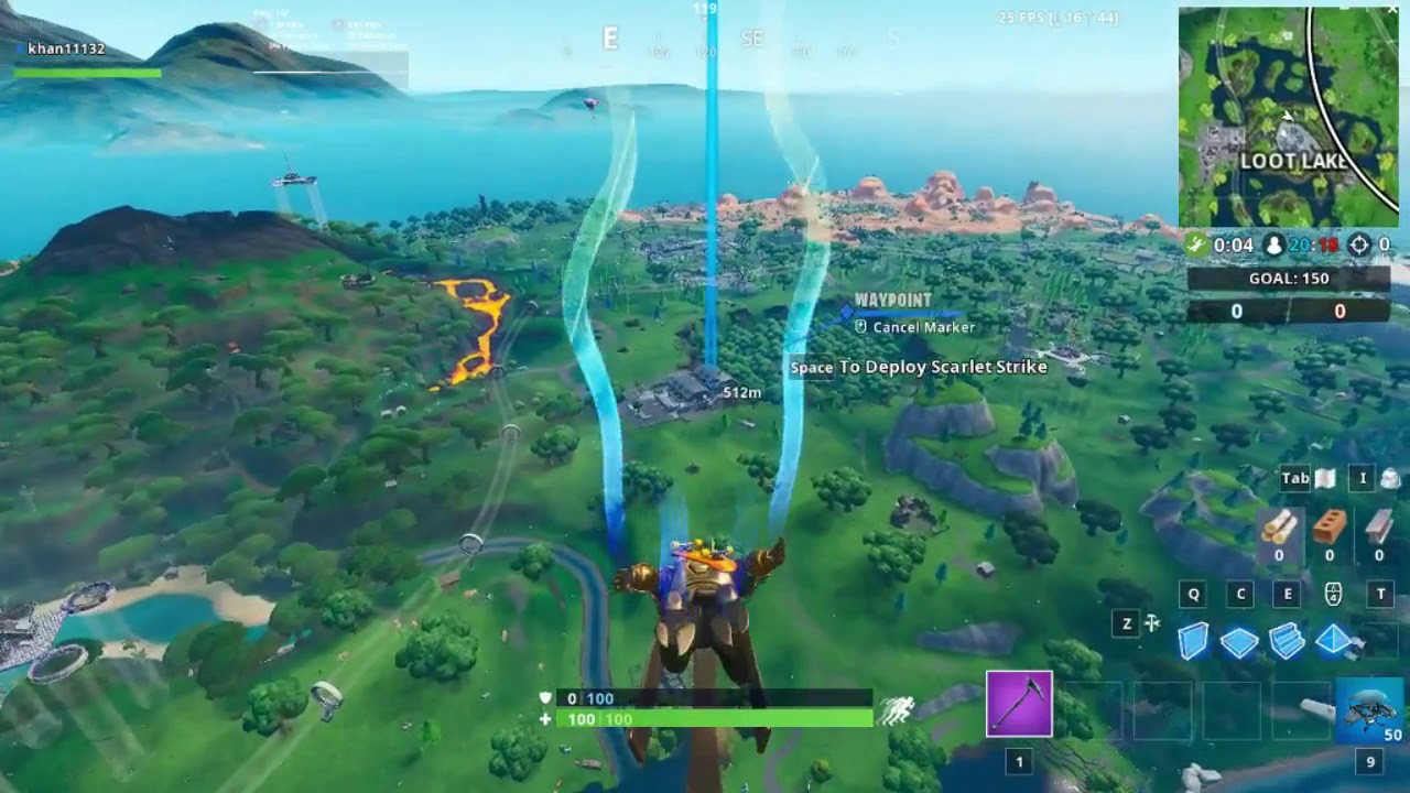 Fortnite Fortbyte #31 Location - Found at a Meteor Crater overlook ...