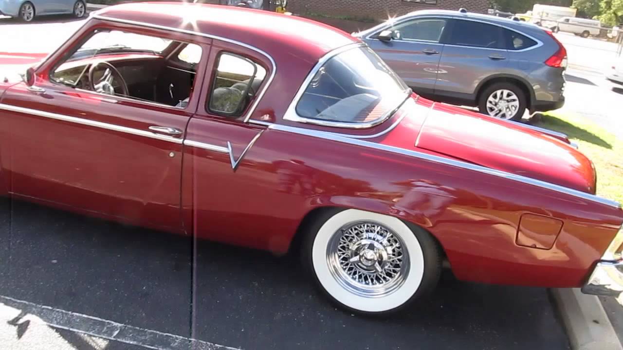1956 Studebaker Power Hawk start-up, walk-around - YouTube