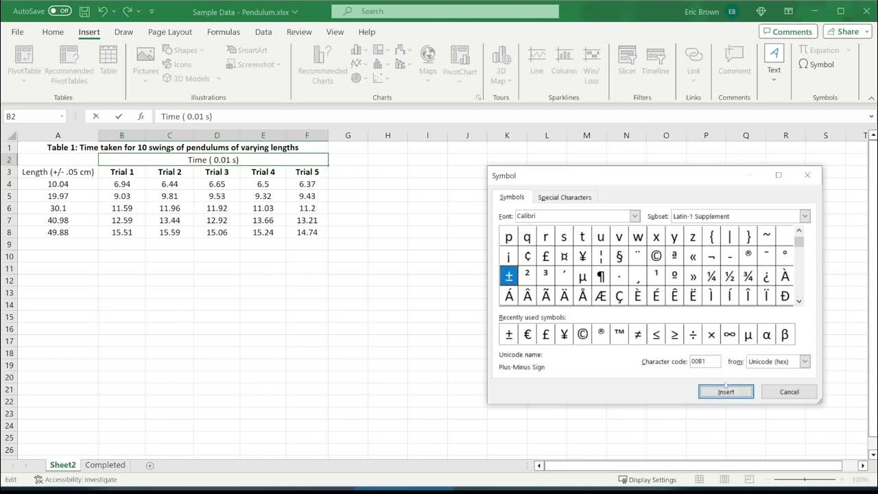 Data Table Formatting - IB Physics Lab Tutorial - YouTube