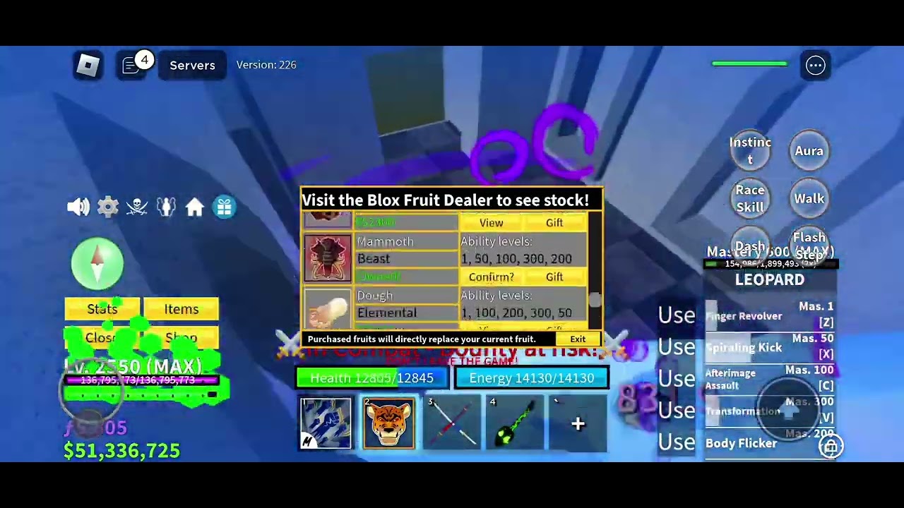 A Infinite Damage farming💀 (Roblox Bloxfruits) - YouTube
