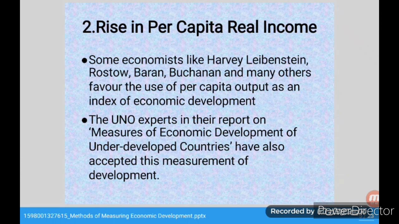 Methods of Measuring Economic Development ( Lecture 4 Part 1) - YouTube