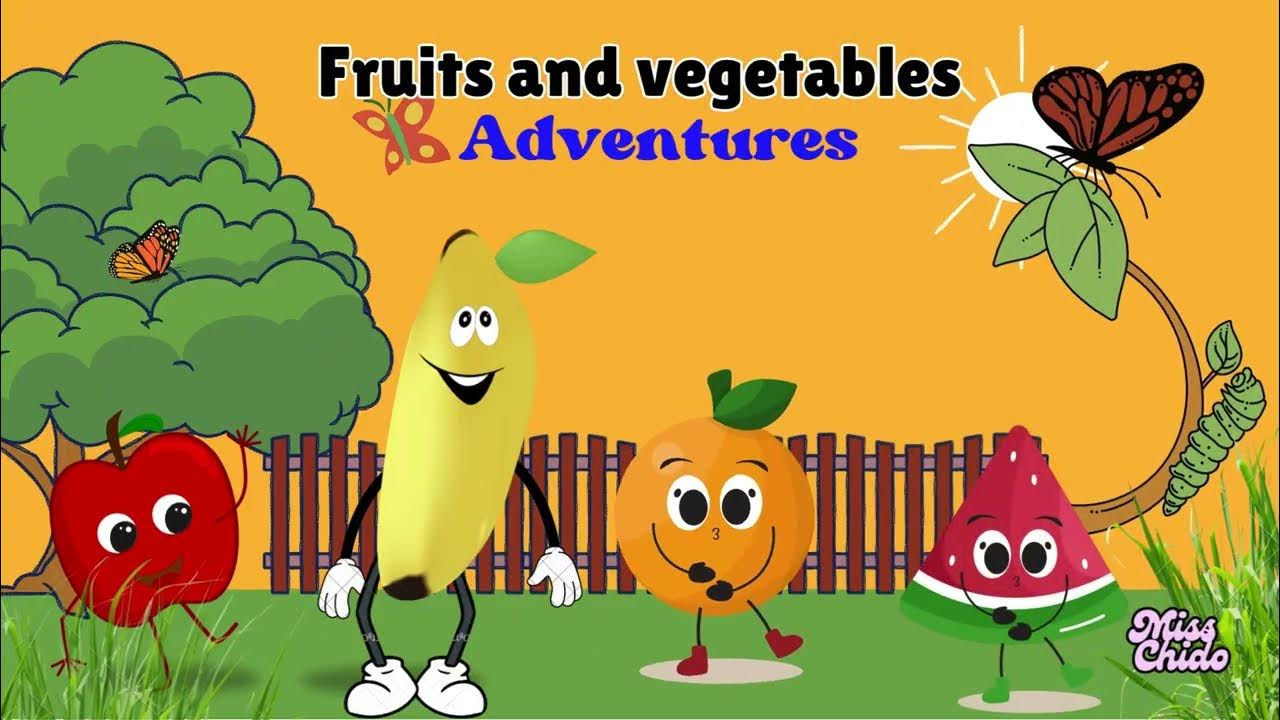 "Fruits & Veggies Fun Facts for Kids 🍎🥕 | Learn Healthy Eating with ...
