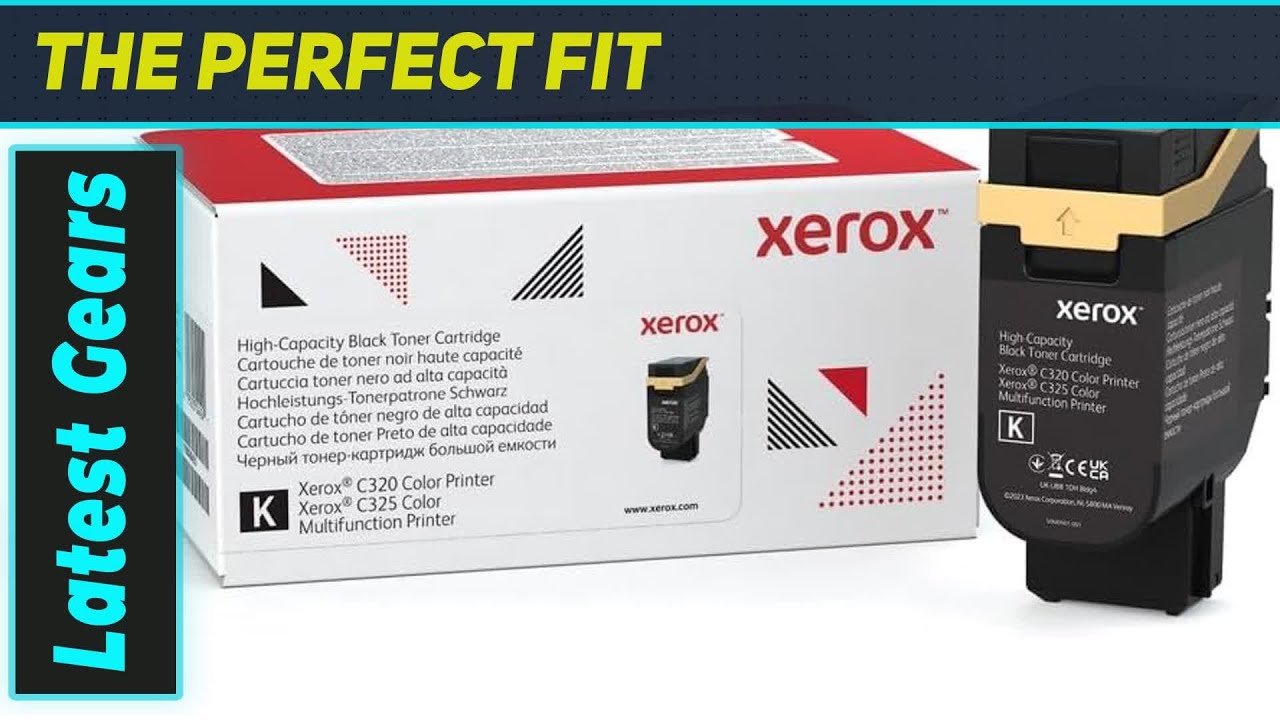Xerox C325 Black High Capacity Toner: The Ultimate Performance ...