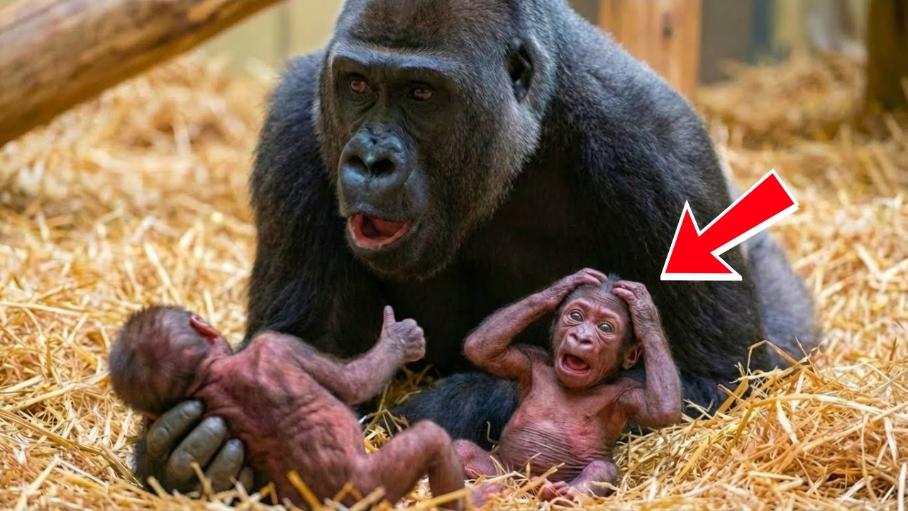 Zookeepers Film a Gorilla Giving Birth. What She Does Next Is ...