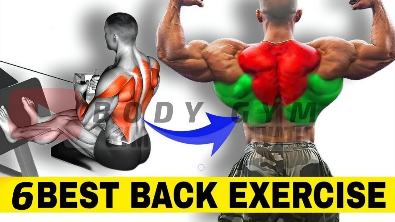 6 Best Back Exercises for Muscle Growth #back - YouTube