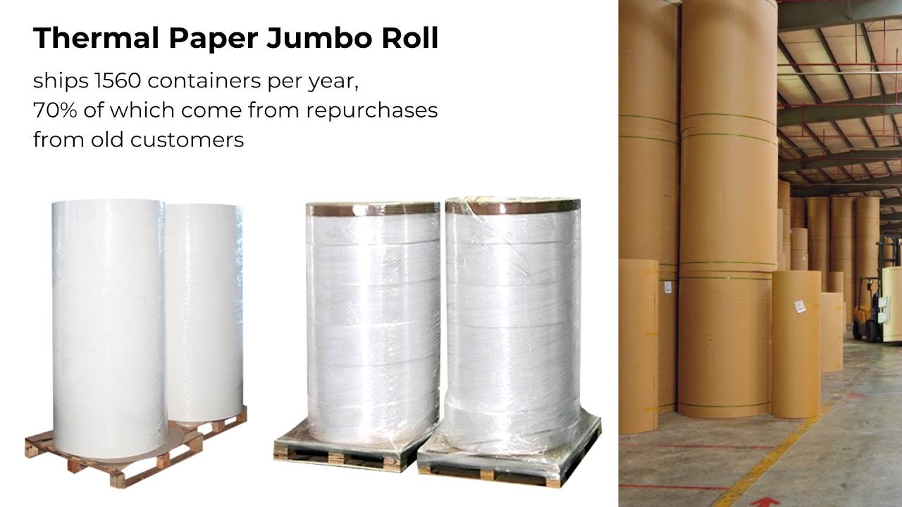 Showcase of Thermal Paper Jumbo Roll Manufacturing Base | SAILING ...