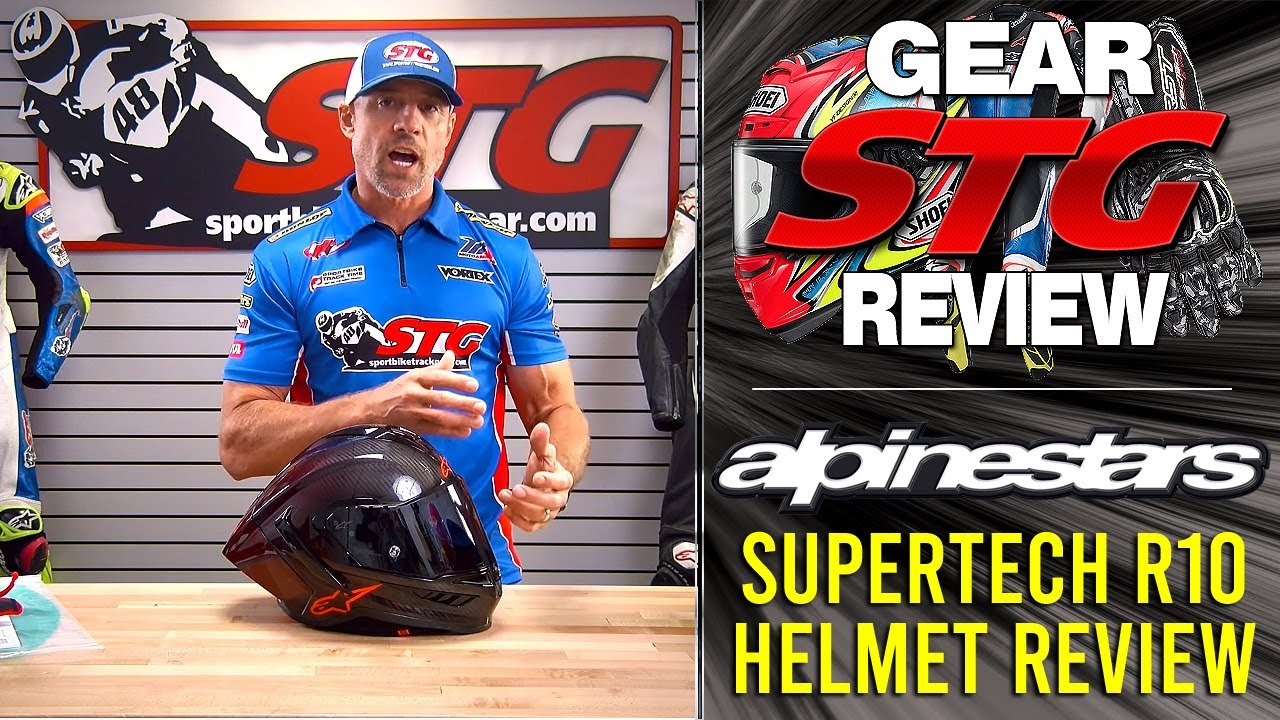 Alpinestars Supertech R10 Helmet Review from SportbikeTrackGear.com ...