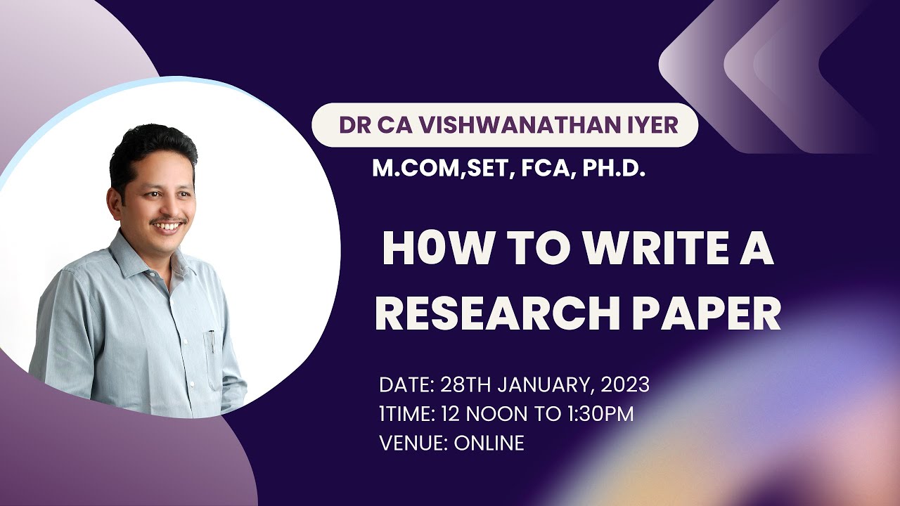 How to write Research Paper? - YouTube