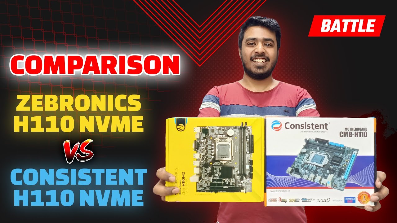 Zebronics H110 NVMe vs. Consistent H110 NVMe (2024 Edition): the Ultimate Performance Showdown ...