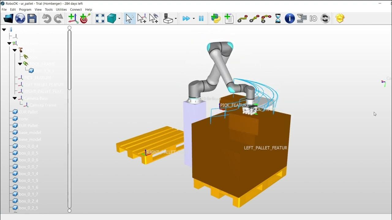 Palletizing Simulation - YouTube