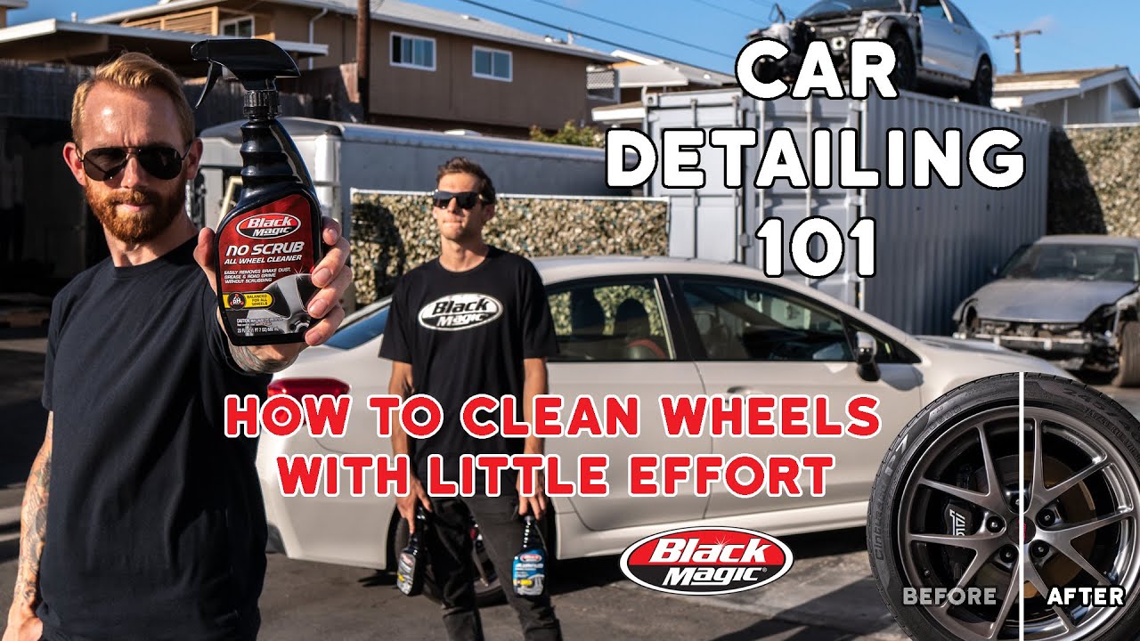 How to Clean Car Wheels | Black Magic No-Scrub Wheel Cleaner - YouTube