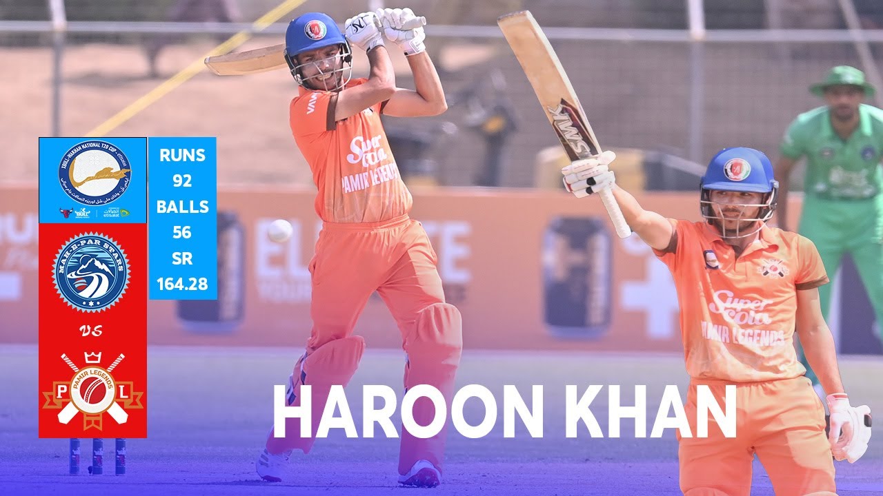 Mohammad Haroon 92 runs against Mahipar Stars | WakhanNationalT20 - YouTube