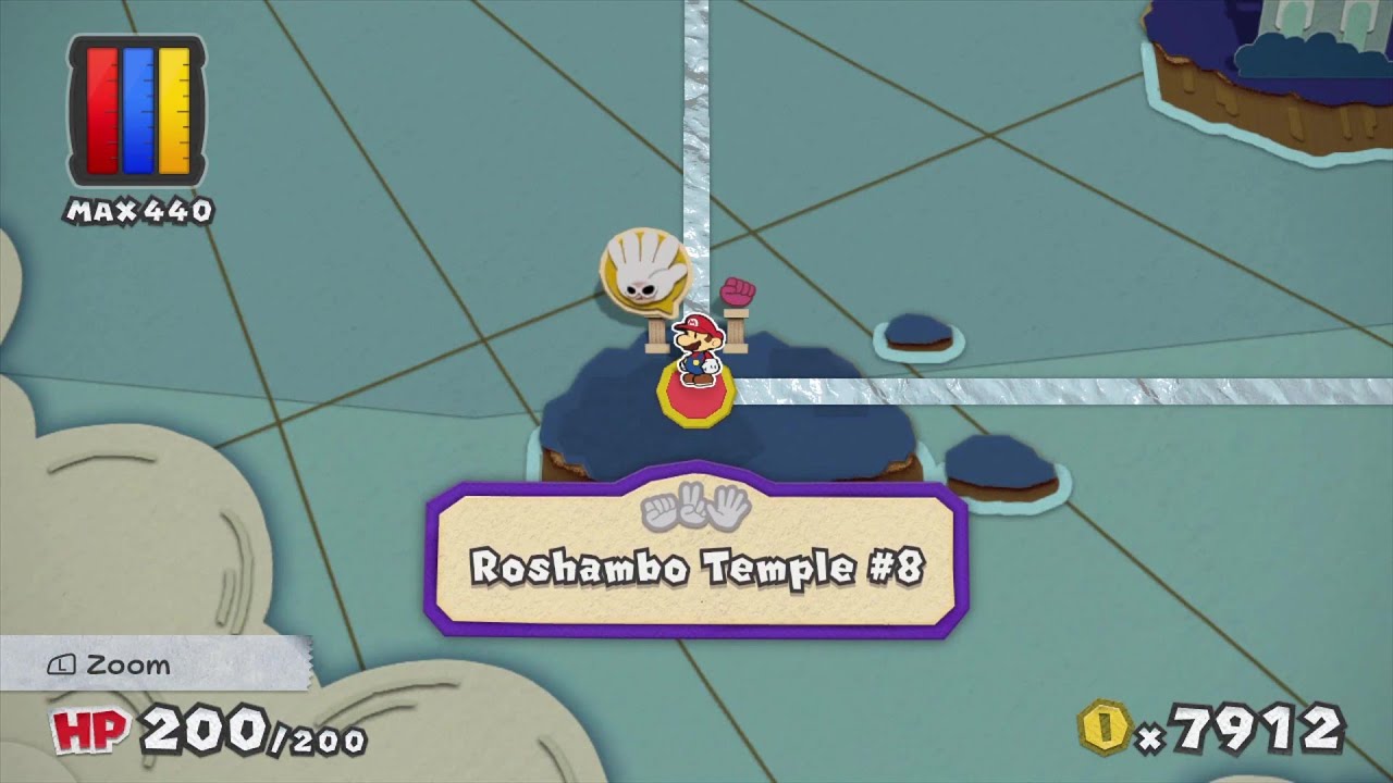 Paper Mario Color Splash Part 46 Rock Paper Wizard #8 - YouTube
