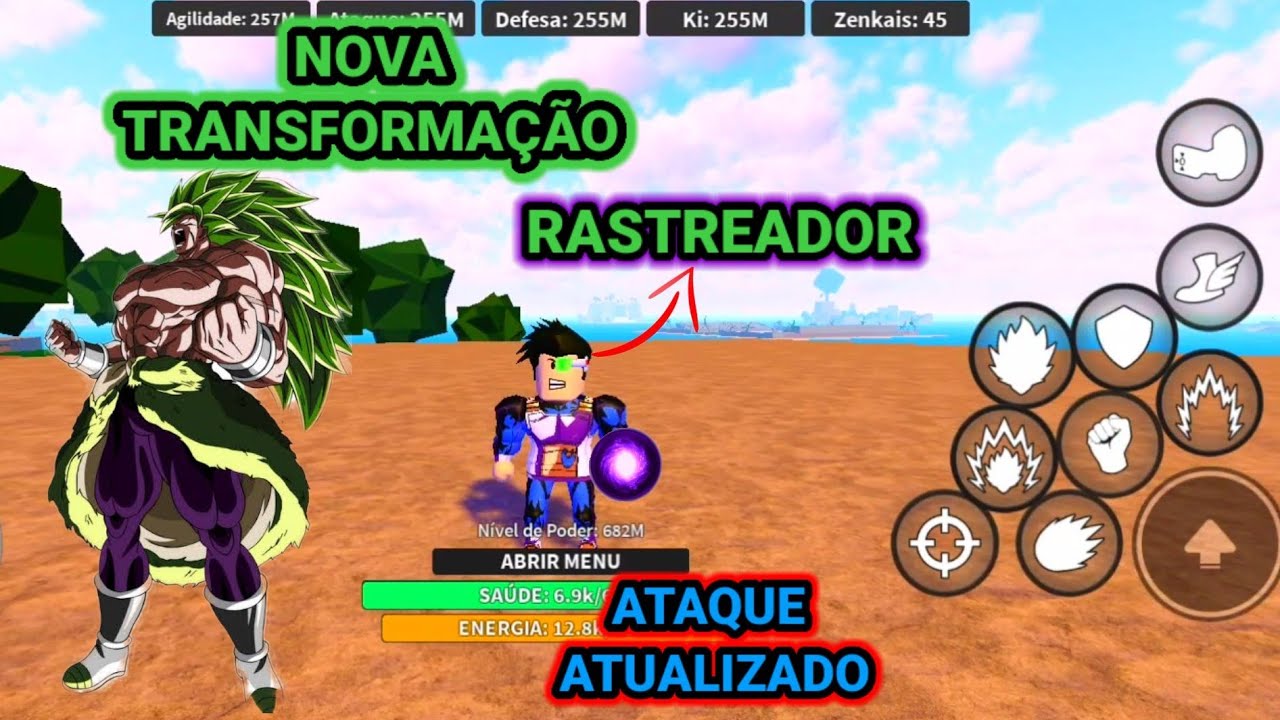 TUDO SOBRE A ATUALIZAÇÃO DO DRAGON BALL RAGE - ROBLOX - YouTube