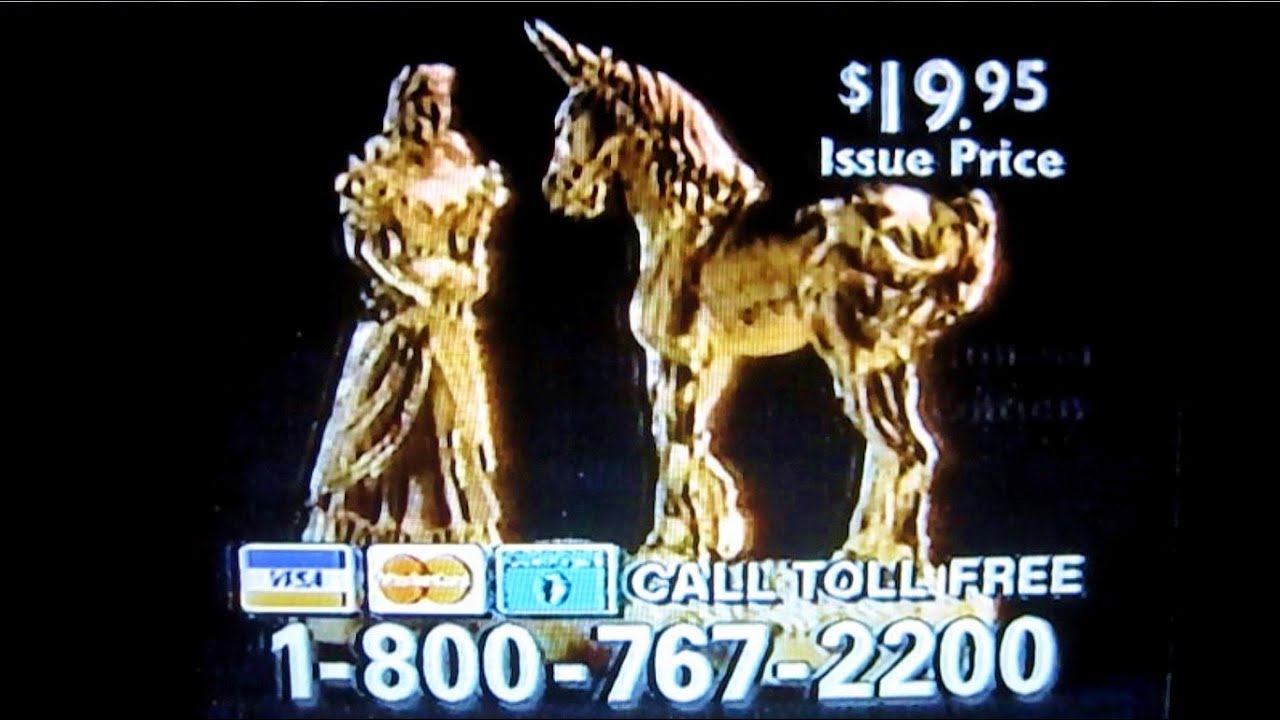 THE PRINCESS & THE UNICORN, rare kitsch commercial, May 18, 1990, USA ...