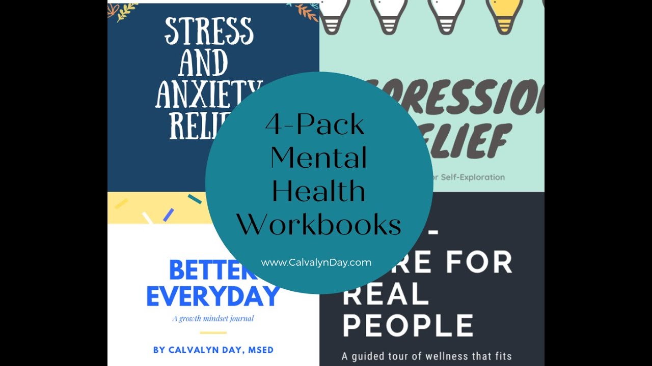 4-Pack Printable Counseling Workbooks - YouTube