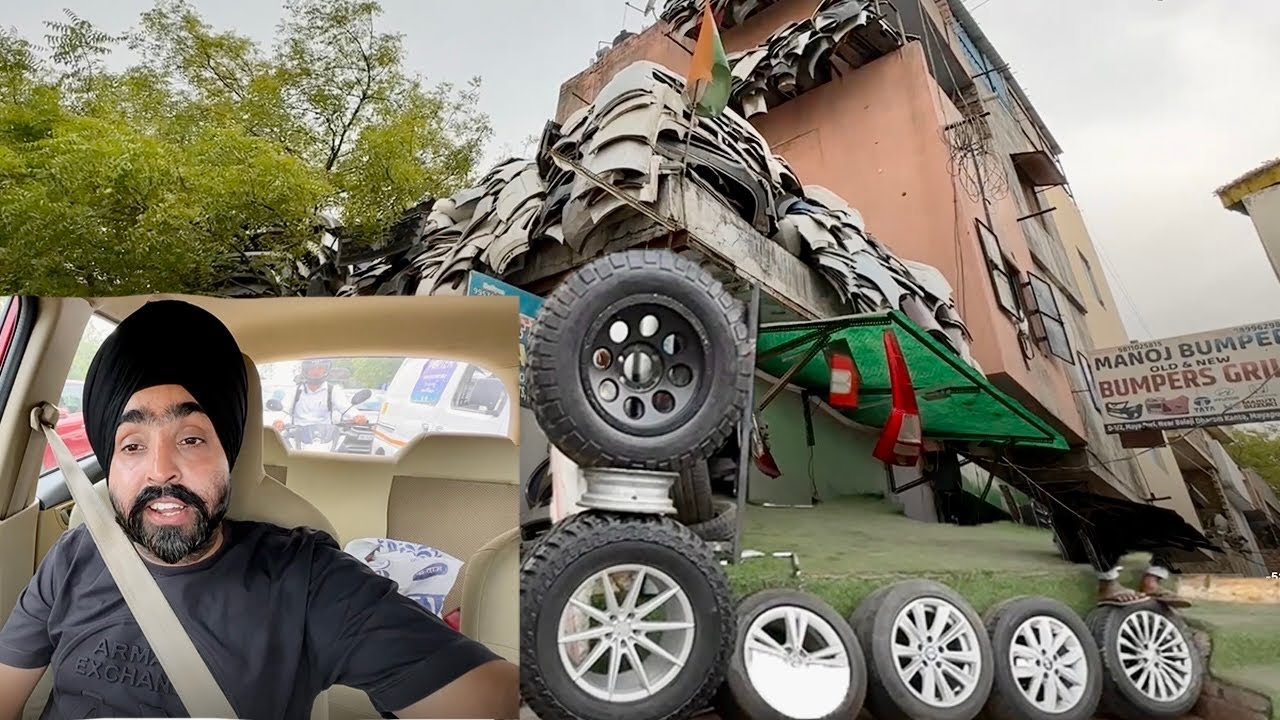 New road trip ki taiyari start 🤩 aur Mayapuri scrap market phounch gaye ...