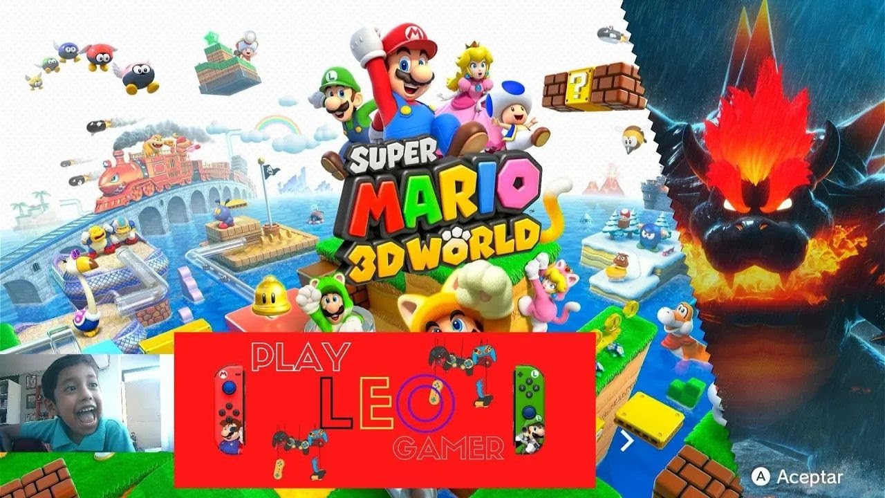 Super Mario 3D WORD JUGANDO CON LEO - YouTube