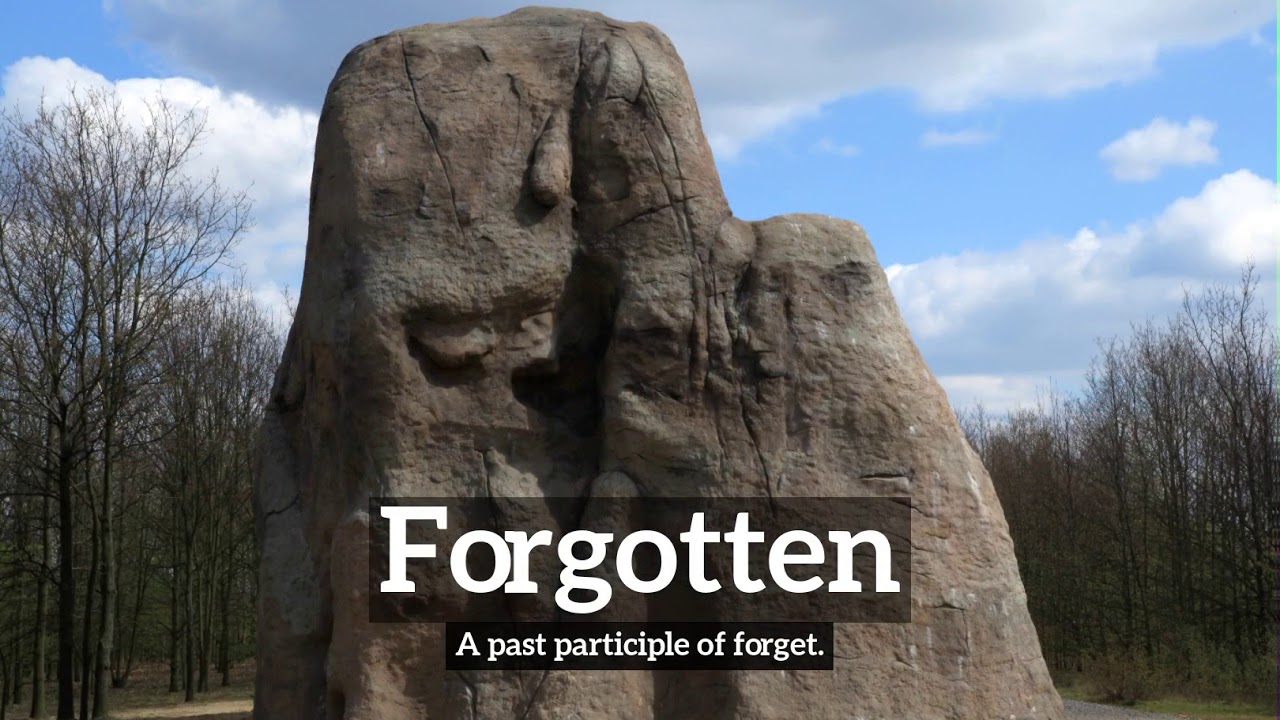 Forgotten Meaning, Pronounciation, Information, and Images | How to Say ...
