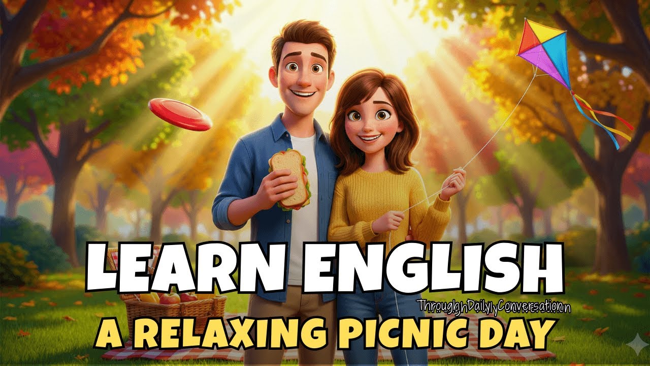 A Relaxing Picnic Day English Conversation – Easy English Practice for ...