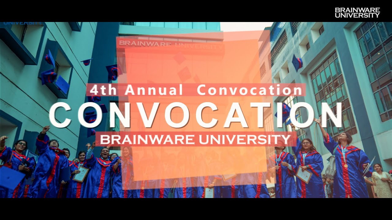Convocation 2023: Graduation Day at BRAINWARE UNIVERSITY - YouTube