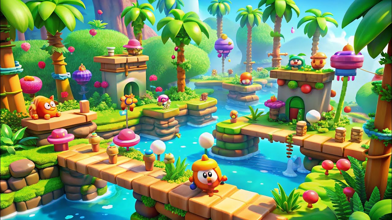 Fall Guys - Jungle Run - YouTube