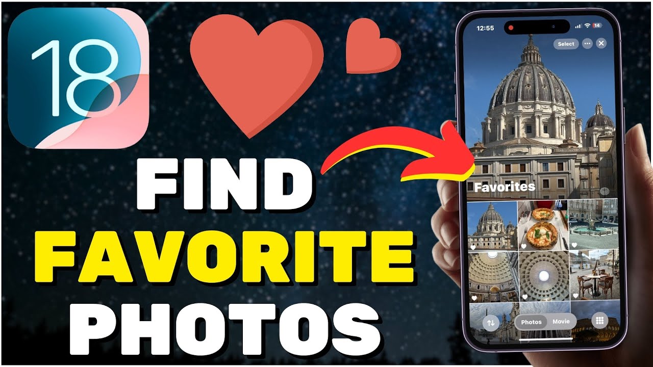 How to Find Favorites Photos on iOS 18 - YouTube