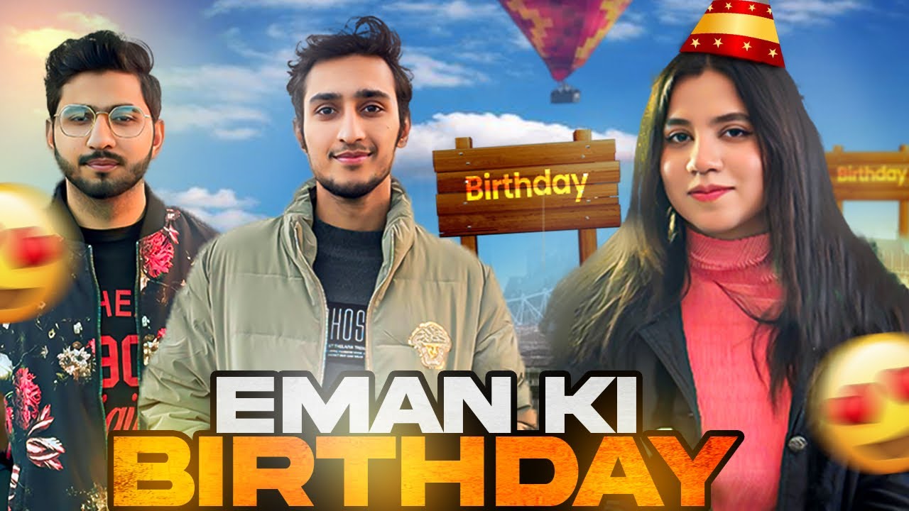 Eman ki huge birthday celebration 🥳 || Eman naraz ho gayi birthday ke ...