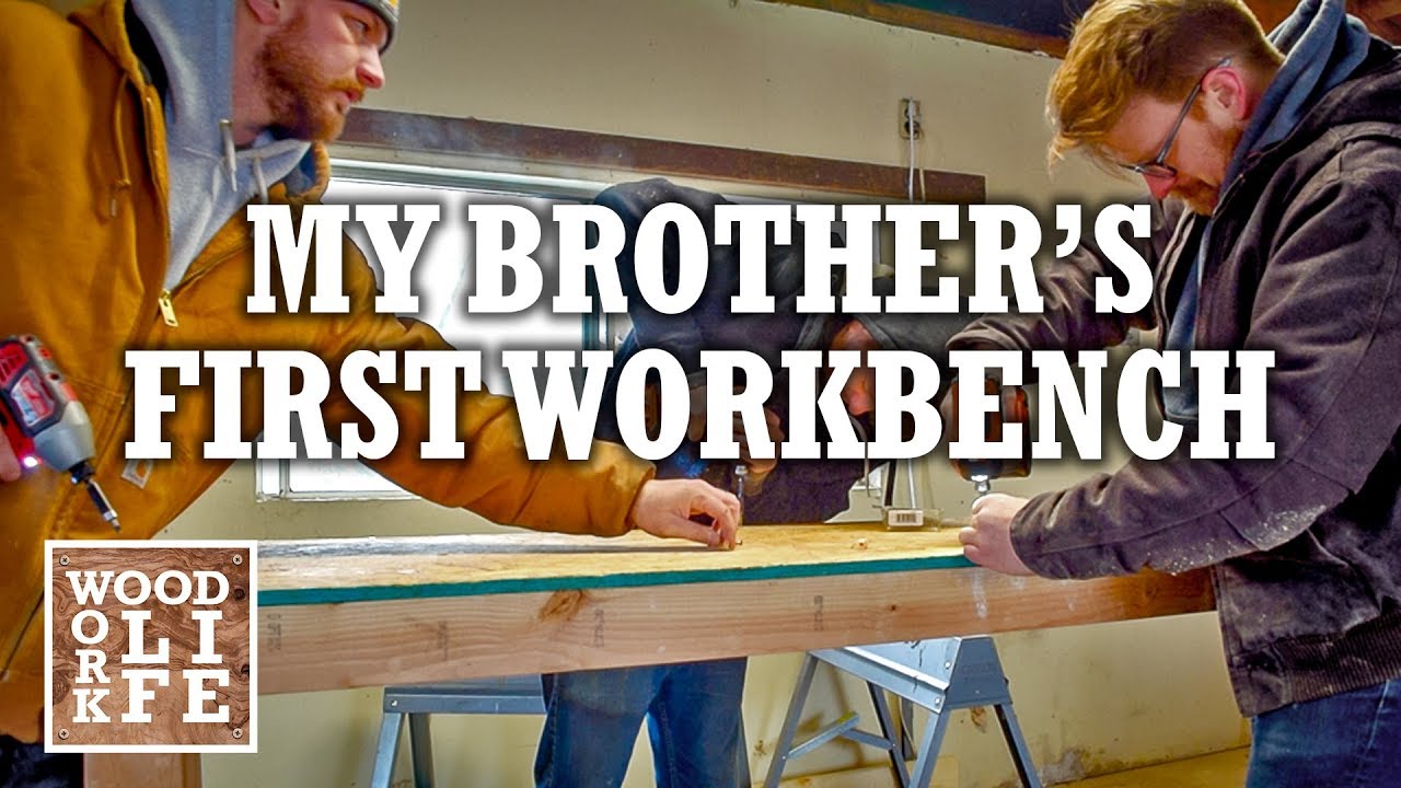 Basic Workbench with my Brothers | Woodworking Builds - YouTube