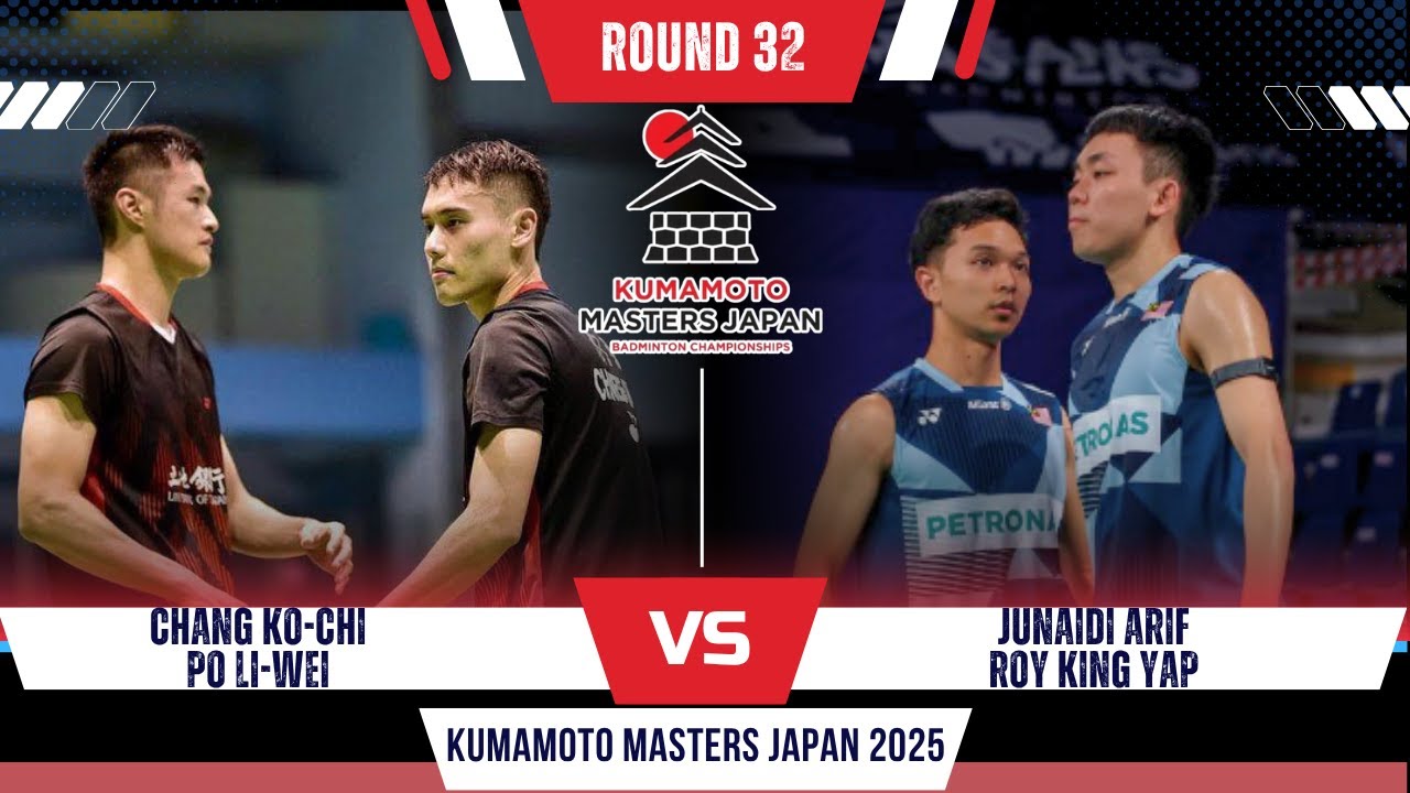 CHANG Ko Chi/PO Li Wei vs Junaidi ARIF/Roy King Yap | Kumamoto Masters ...