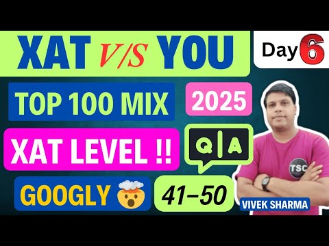 🎯 XAT 2025 | Must do 100 Quant Questions #xatexam #xat2025 # ...