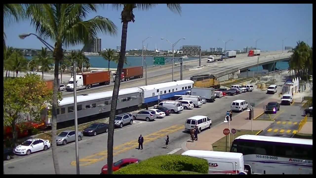 FEC OCS in Downtown Miami - YouTube