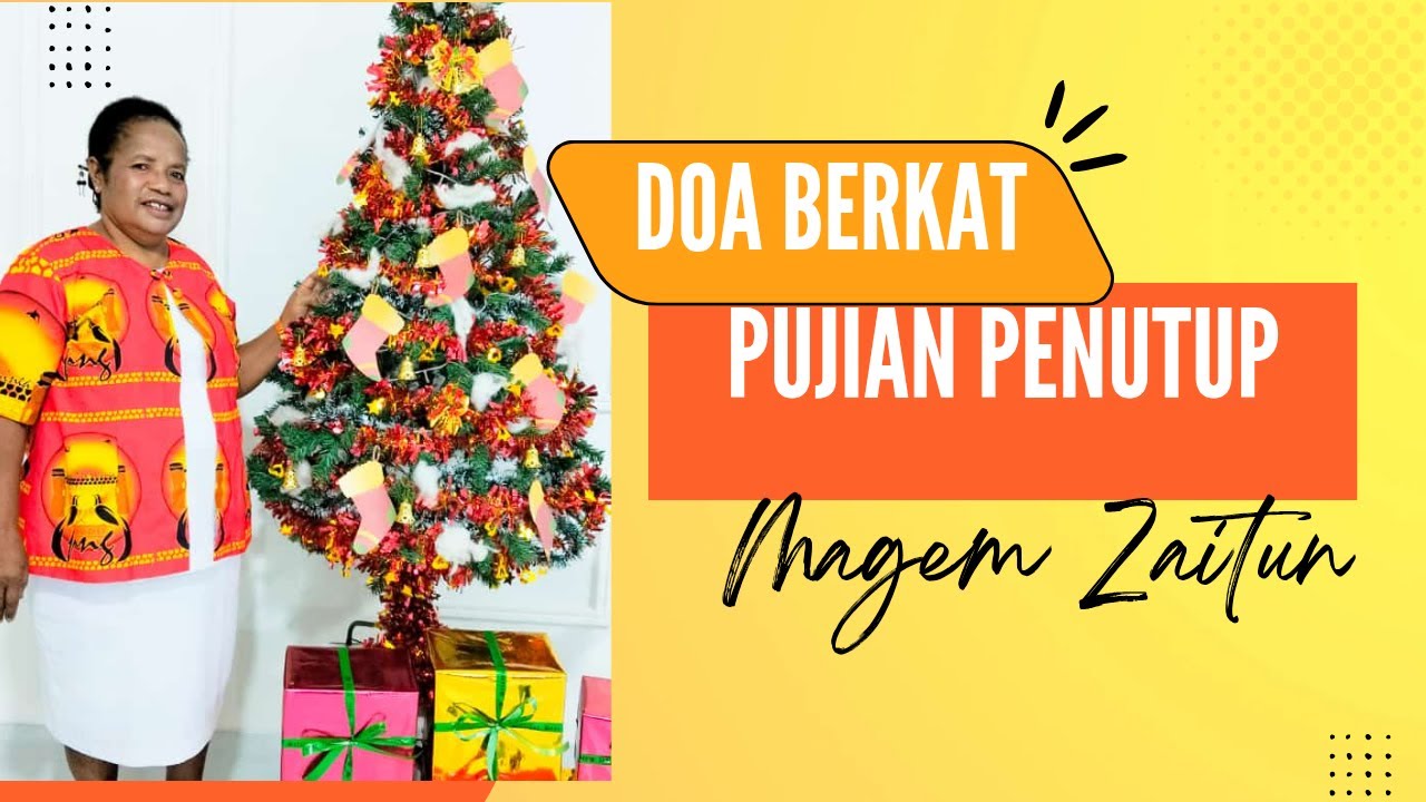 Doa Berkat atas Jemaat serta Pujian Penutup oleh Ibu Gembala - YouTube