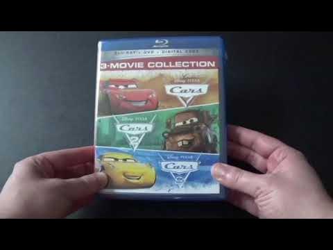 Cars Trilogy 3 Movie Collection Blu-Ray+DVD Combo Unboxing. - YouTube