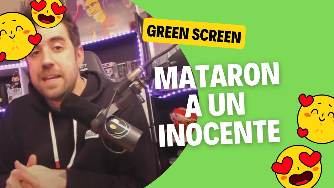 GREEN SCREEN Mataron a un inocente - Aaron Play - YouTube