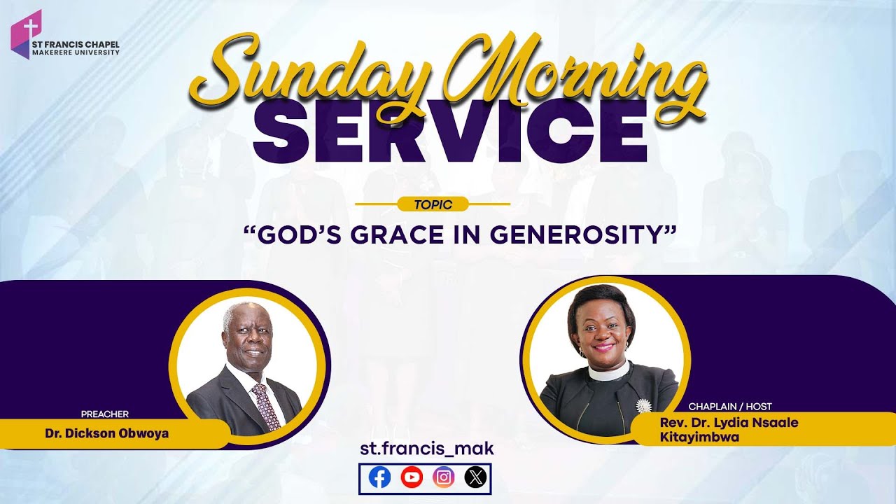 GOD'S GRACE IN GENEROSITY | Dr. Dickson Obwoya | 11/05/2025 - YouTube