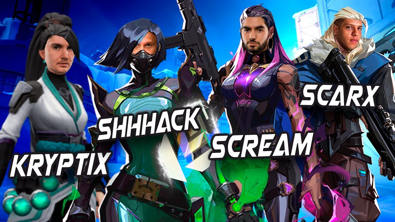 shhhack, scarx, ScreaM y Kryptix ¿Imposible perder? · VALORANT - YouTube