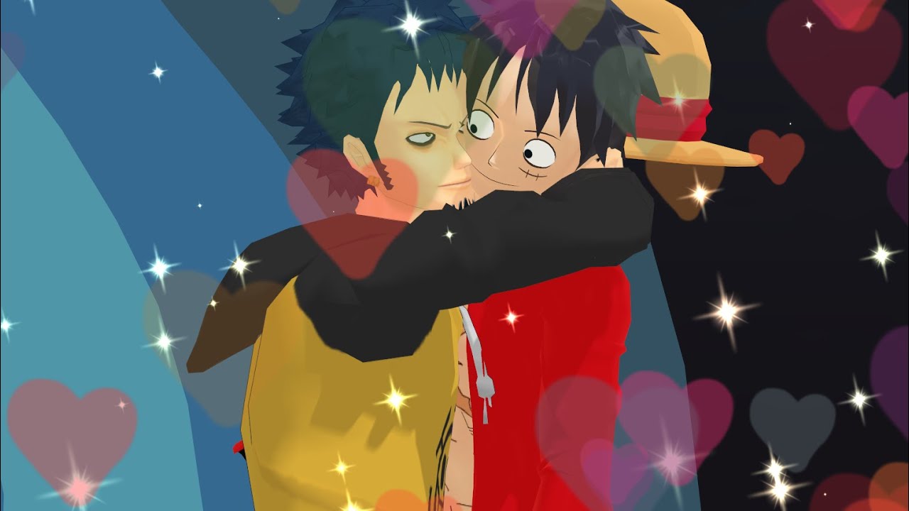 [MMD One Piece] - Law x Luffy (Yaoi) - I Luv It - YouTube