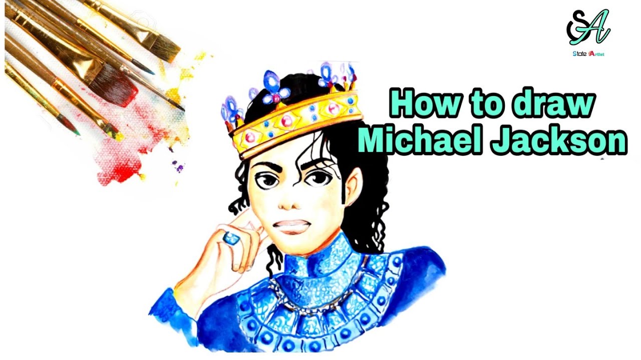 How to Draw Michael Jackson | Michael Jackson | How to Draw | cartoon ...