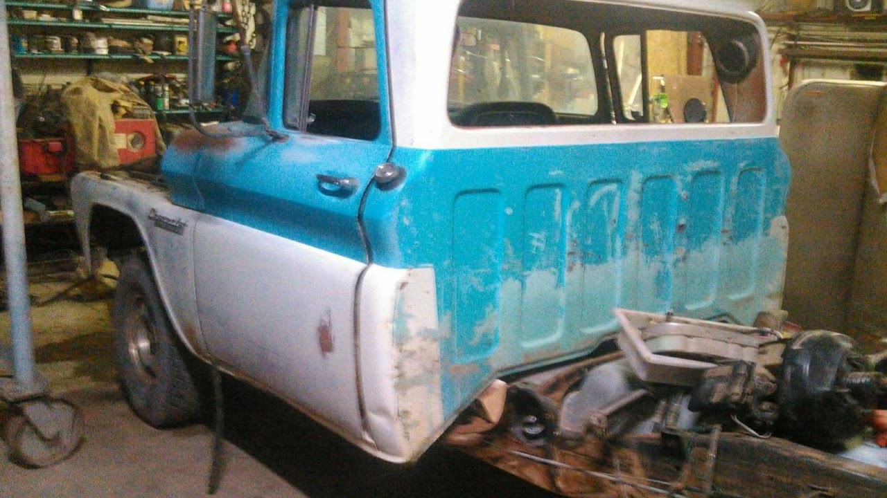 1960 C20 Apache cab on a 1988 GMC Sierra 1500 restomod- body swap on a ...