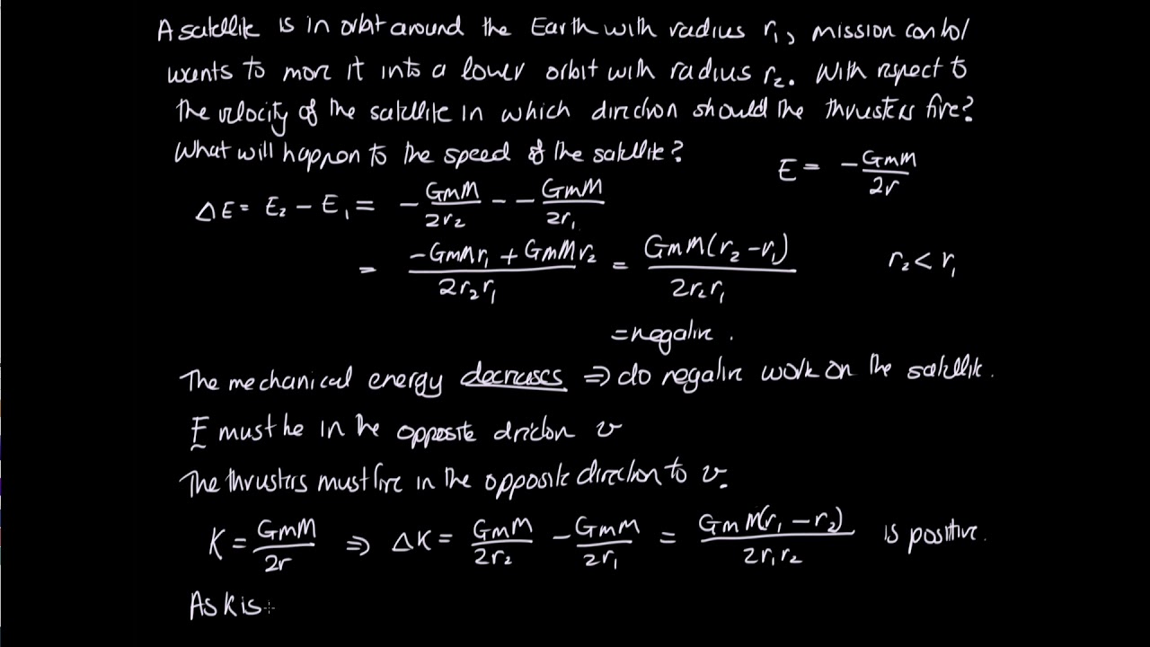 Energy of Orbits - YouTube