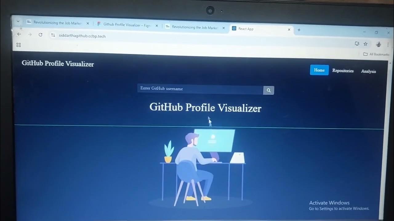 GitHub Profile Visualizer | Mini Project | ReactJs | CCBP | NXTWAVE - YouTube