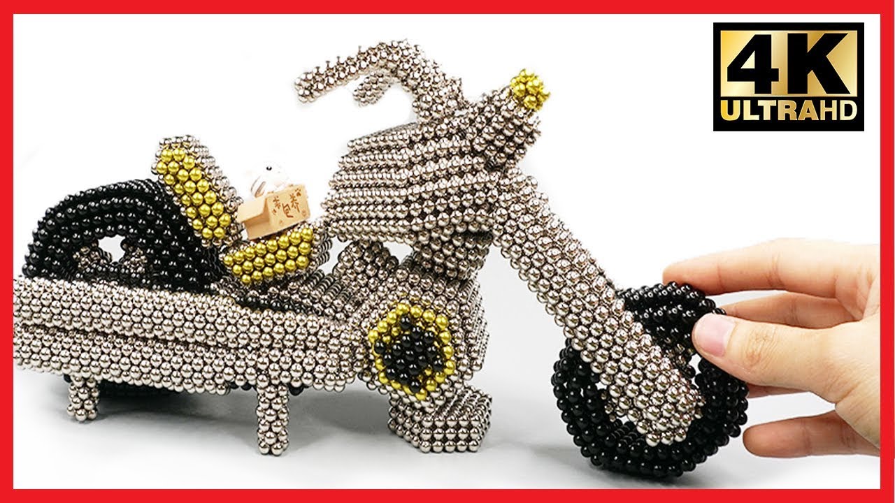 ASMR - How To Make Harley Davidson Motorcycle with Magnetic Balls ...
