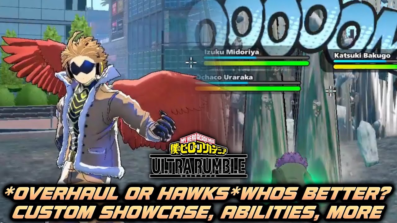 *OVERHAUL AND HAWKS?* CUSTOM SHOWCASE ABILITIES/ANIMATIONS IN MY HERO ...