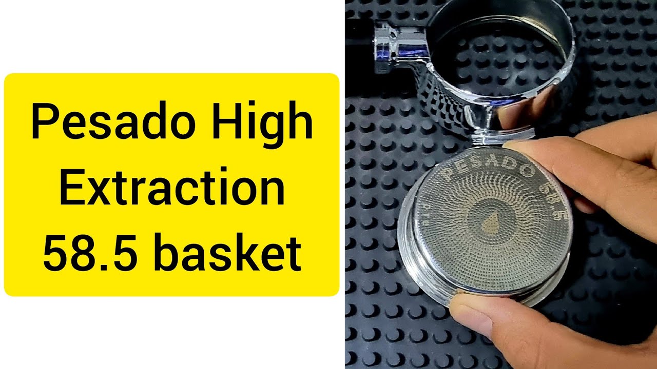 Pesado 58.5 High Extraction Basket First Use and Impressions - YouTube