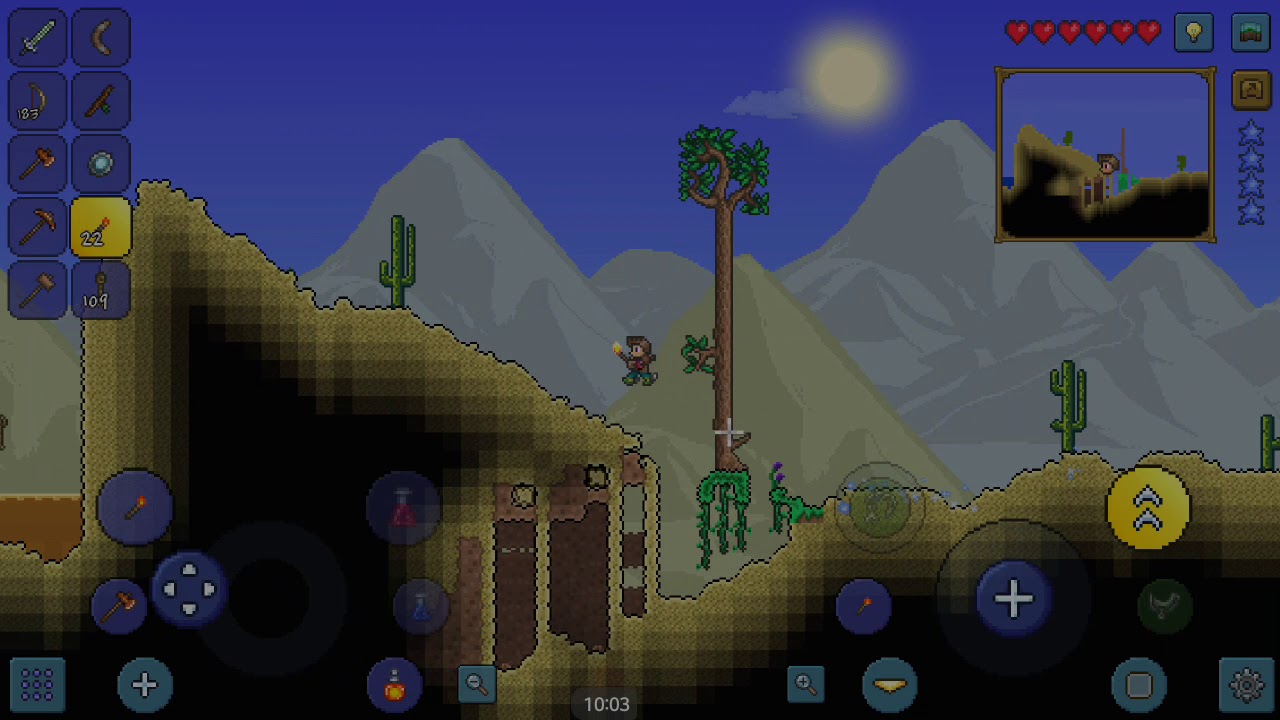Terraria Mobile 1.3 Part 4 - Find more metals - YouTube