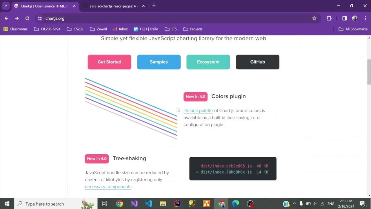 Using Chartjs With Razor Pages For Data Visualization Youtube