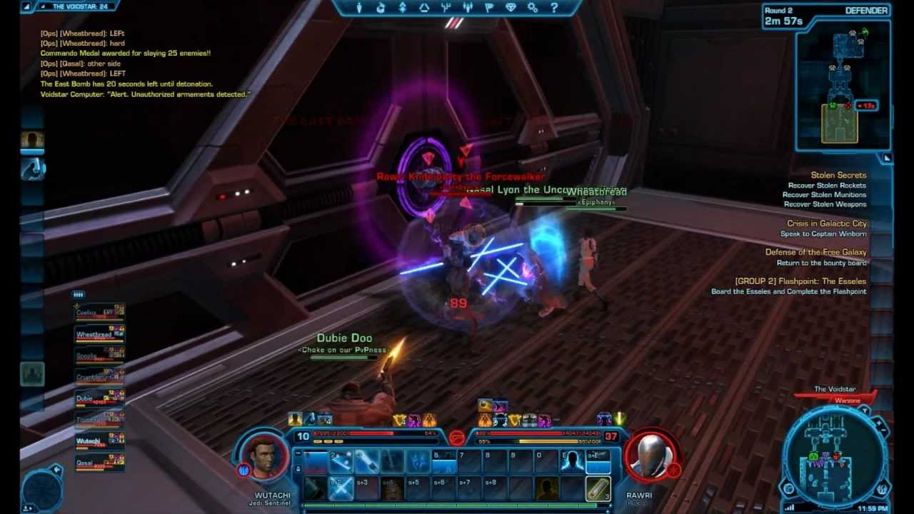 *SWTOR* Jedi Sentinel (First Warzone LVL 10) - YouTube