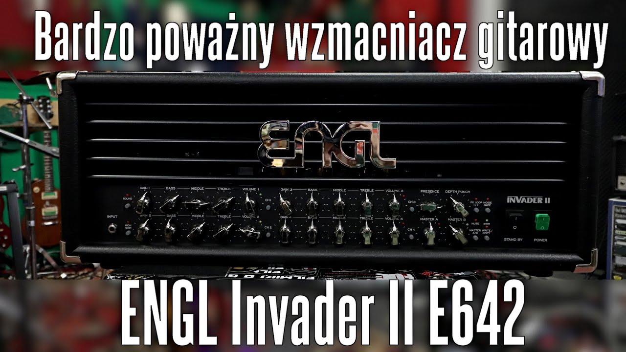 ENGL Invader 2 E642 - bardzo poważny wzmacniacz gitarowy - FILMIKI O ...
