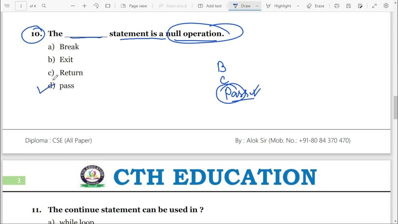 PYTHON II UNIT-02 II IMPORTANT MCQ - YouTube